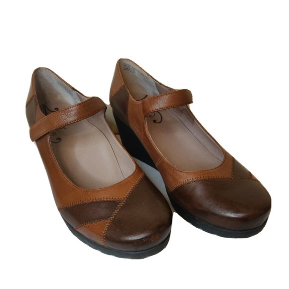 Abeo | Shoes | Abeo Bio System Womens Shoes Wedge Heel Brown Leather ...